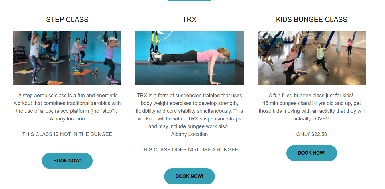 Bungee Fitness New York, USA Work out studios near you – Best Bungee ...