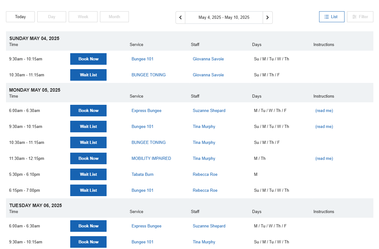 Bungee Fitness New York, USA Work out studios near you – Best Bungee ...